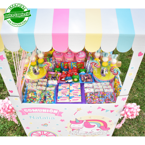 CARRITOS CANDY BAR PARA NIÑO Y NIÑA - RELLENO MESA DULCE
